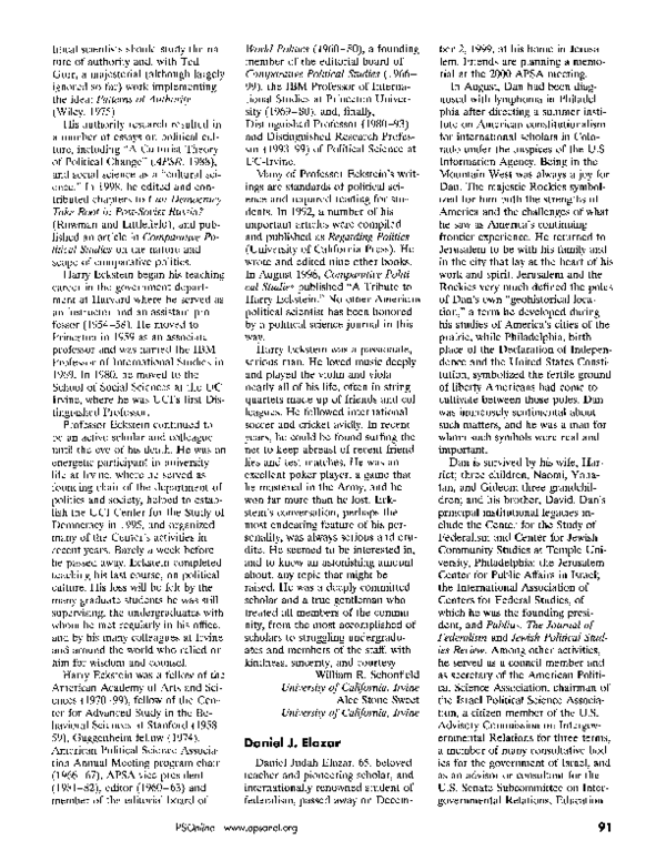 (PDF) Daniel J. Elazar