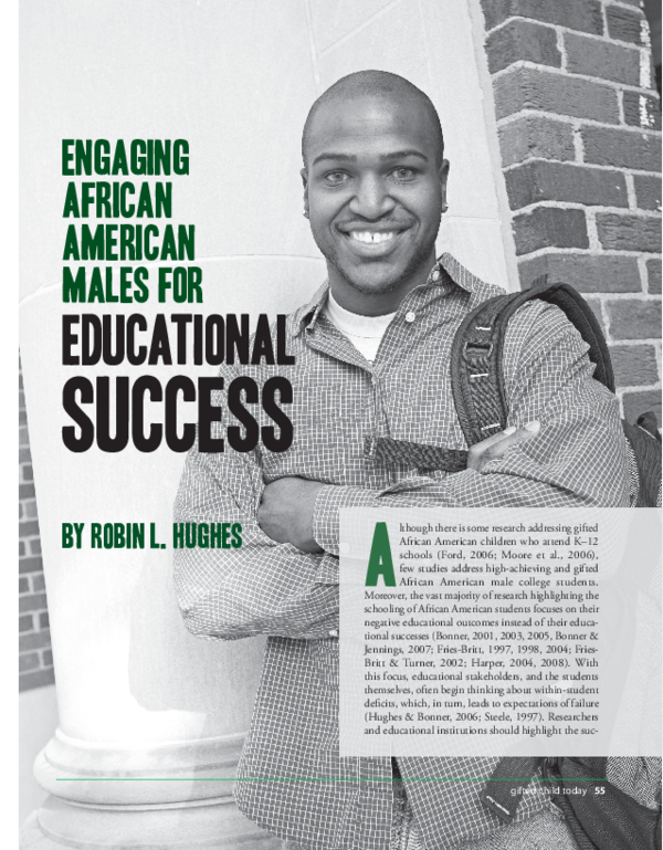 (PDF) Engaging African American Males for Educational Success