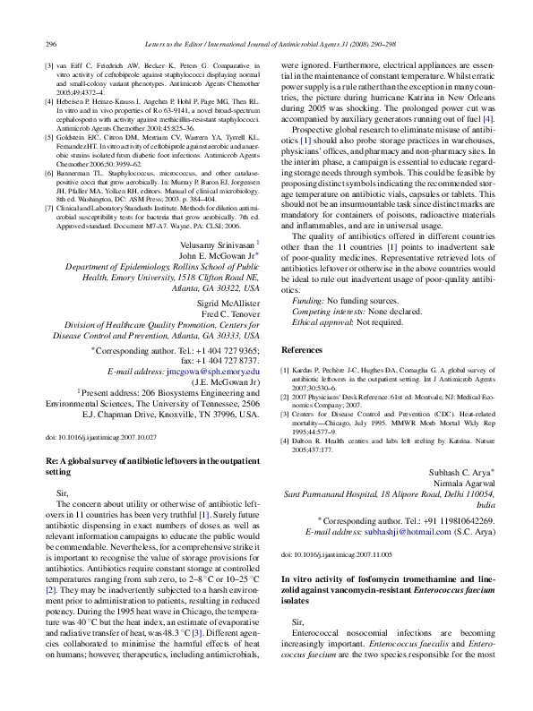 Pdf In Vitro Activity Of Fosfomycin Tromethamine Against Esbl