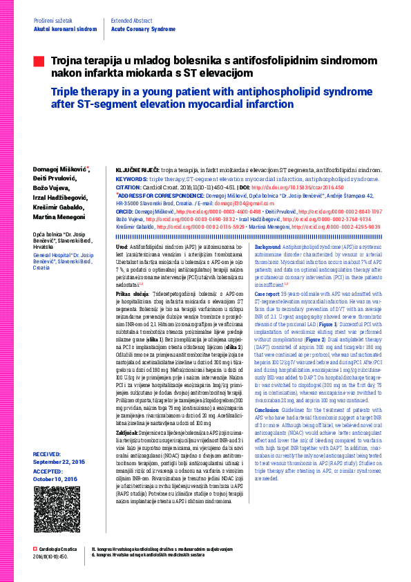 (PDF) Triple therapy in a young patient with antiphospholipid syndrome ...
