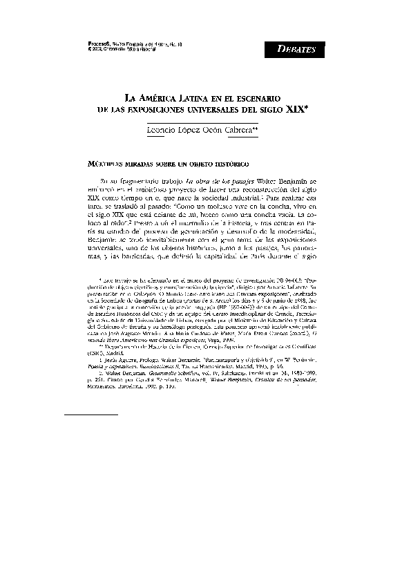 (PDF) La América Latina en el escenario de las exposiciones universales ...
