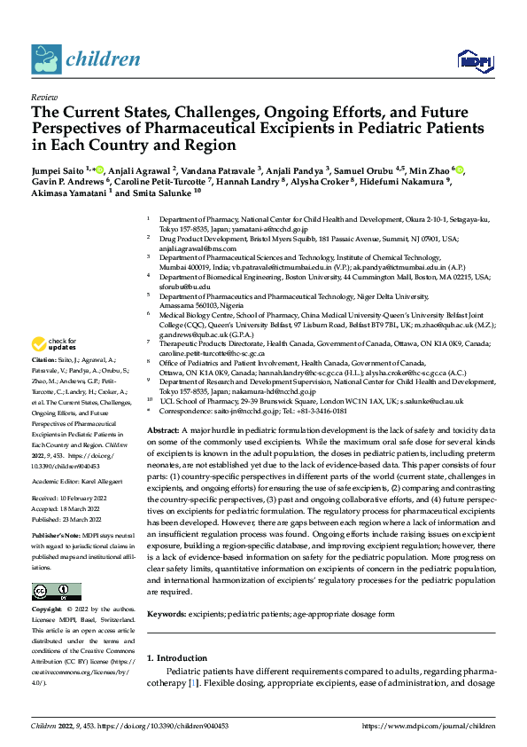 (PDF) The Current States, Challenges, Ongoing Efforts, and Future ...