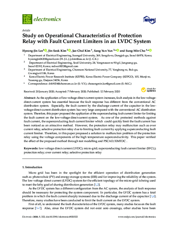 (PDF) Study on Operational Characteristics of Protection Relay with ...