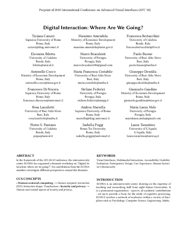 (PDF) Digital interaction