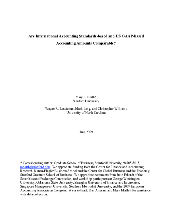 (PDF) Are International Accounting Standards-based and US GAAP-based ...