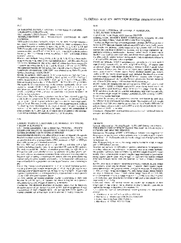 (PDF) Proinflammatory and regulatory cytokines in AIDS cachexia ...