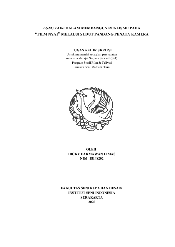 (PDF) Long Take Dalam Membangun Realisme Pada “Film Nyai” Melalui Sudut ...