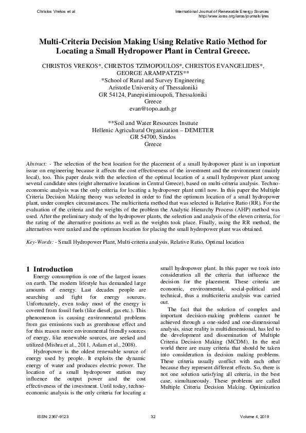 (PDF) Multi-Criteria Decision Making using Relative Ratio Method for ...