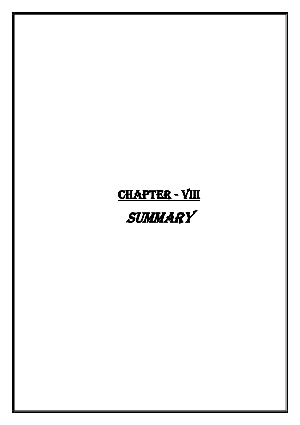 (PDF) CHAPTER VIII – Summary