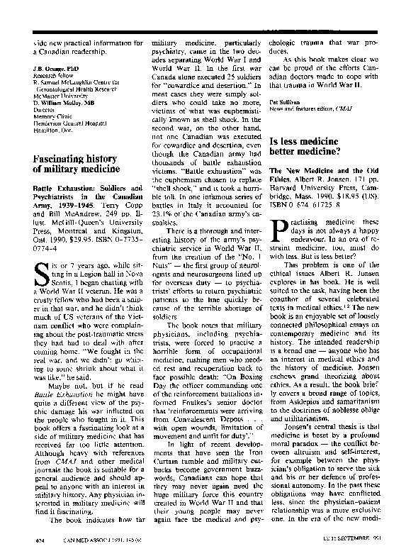 (PDF) Is less medicine better medicine?: The New Medicine and the Old ...