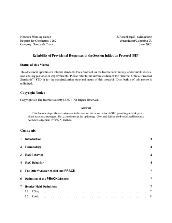 (PDF) Network Working Group