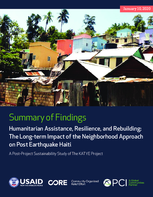(PDF) Humanitarian Assistance, Resilience, and Rebuilding: The Long ...