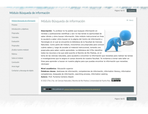 (PDF) Módulo instruccional búsqueda de información (Recurso educativo abierto -REA) | Pura ...