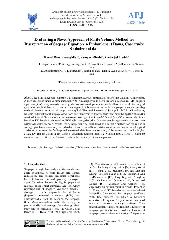 Pdf Evaluating A Novel Approach Of Finite Volume Method For