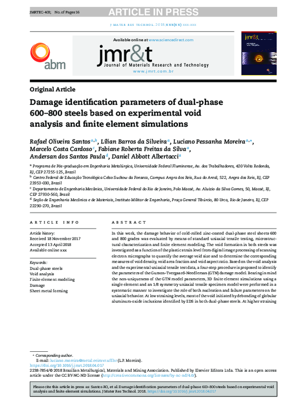 (PDF) Damage identification parameters of dual-phase 600–800 steels ...