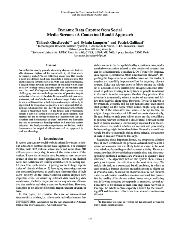 (PDF) Dynamic Data Capture from Social Media Streams: A Contextual ...