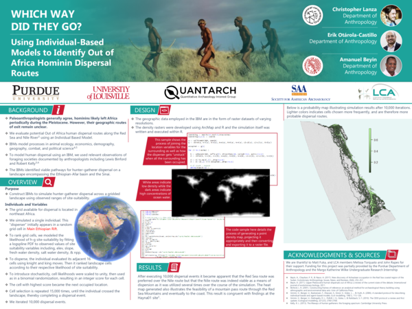 (PDF) Which Way Did They Go? Using Individual-Based Models to Identify Out of Africa Hominin ...