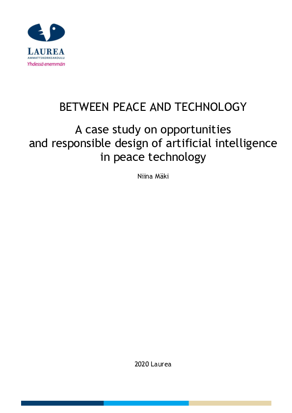 (PDF) Between Peace and Technology – A Case Study on Opportunities and ...