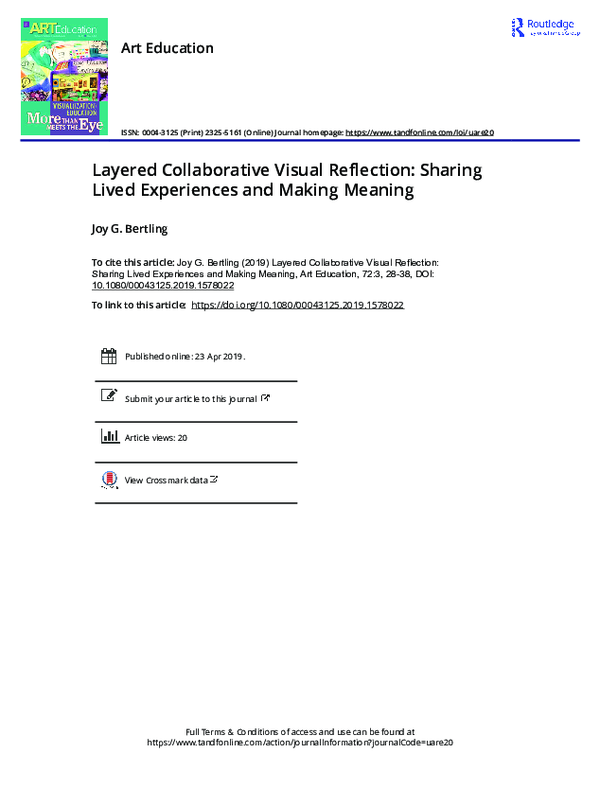 (PDF) Layered Collaborative Visual Reflection: Sharing Lived ...