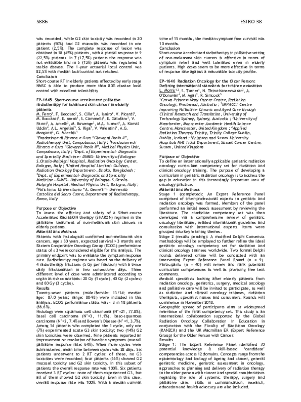 (PDF) EP-1646 Radiation Oncology for the Older Person: Defining ...
