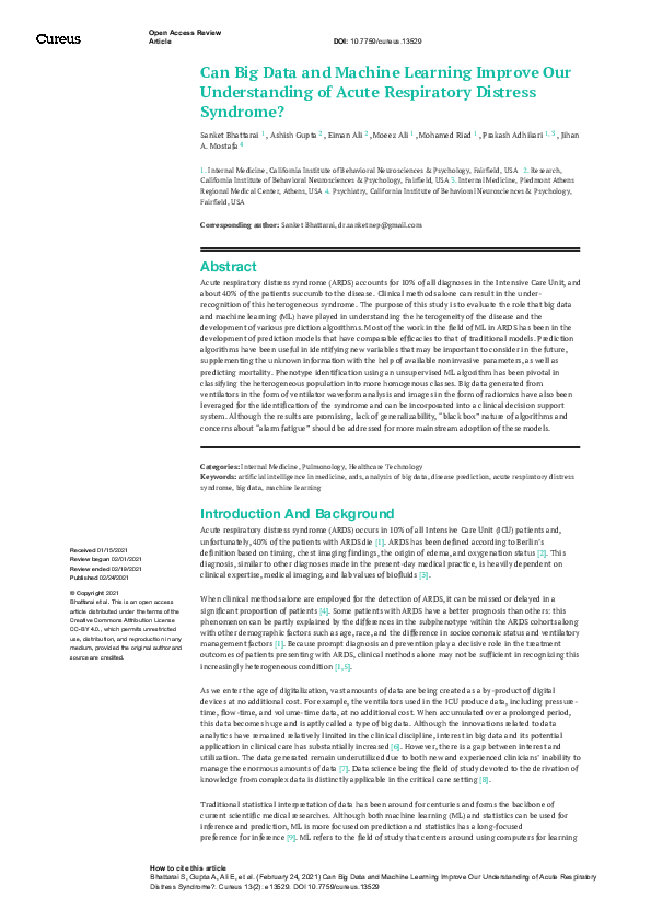 (PDF) Can Big Data and Machine Learning Improve Our Understanding of ...