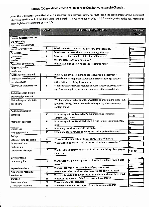 (PDF) Information on the consolidated criteria for reporting ...