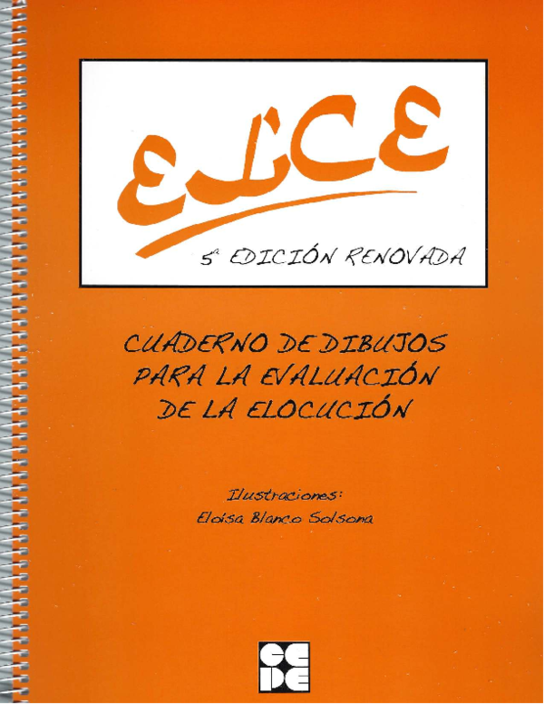 (PDF) ELCE Evaluación de la Elocución