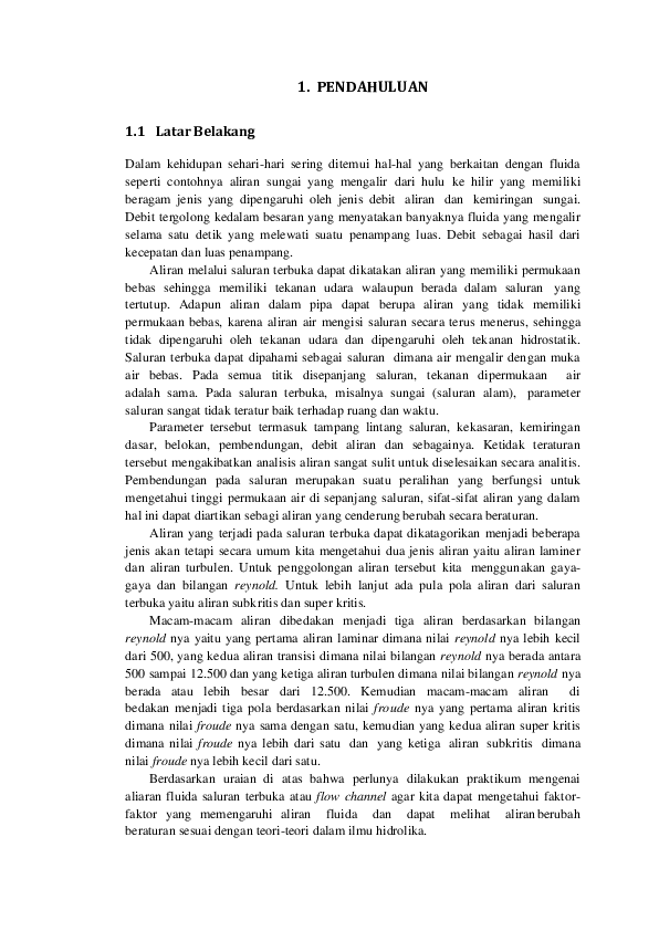 (PDF) Laprak flow channel mekflu