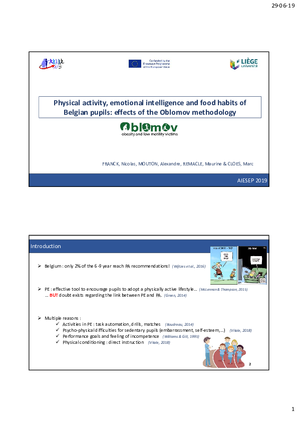 (PDF) Physical activity, emotional intelligence and food habits of ...