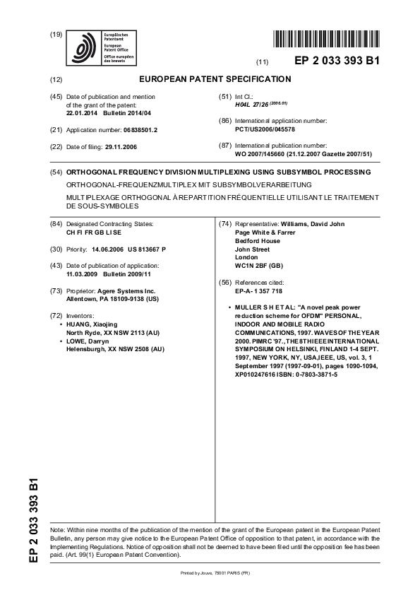 Pdf Orthogonal Frequency Division Multiplexing Using Subsymbol Processing