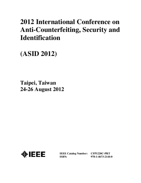 (PDF) Identification persons-security components of ID card