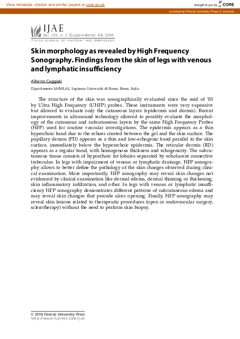 (PDF) Skin morphology as revealed by High Frequency Sonography ...