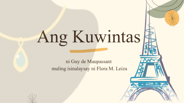 (PPT) Ang Kuwintas (1)