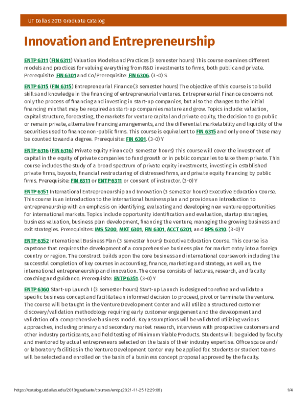 (PDF) Innovation and Entrepreneurship