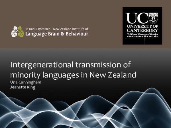 (PDF) Minority Language Transmission in New Zealand
