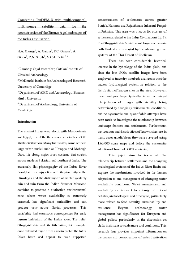 Pdf Combining Tandem X With Multi Temporal Multi Source Satellite Data For The Reconstruction