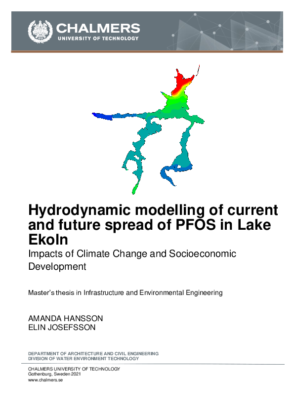 (PDF) Hydrodynamic modelling of current and future spread of PFOS in ...