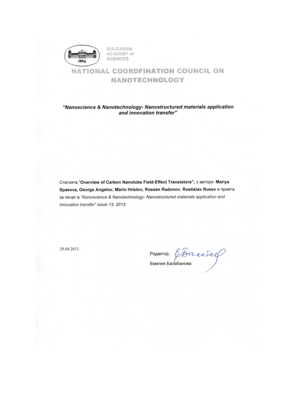 Pdf Overview Of Carbon Nanotube Field Effect Transistors