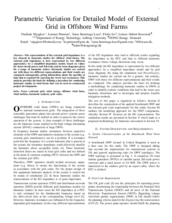 (PDF) Parametric Variation for Detailed Model of External Grid in ...