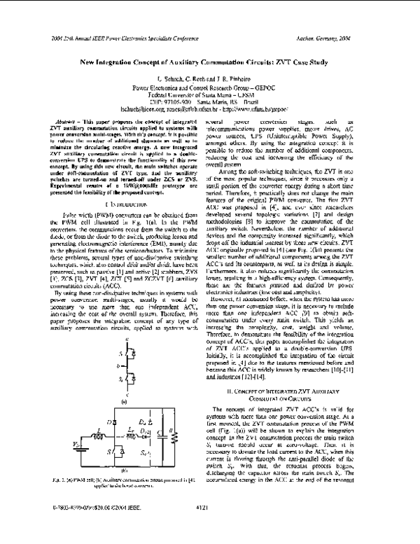 (PDF) New integration concept of auxiliary commutation circuits: ZVT ...