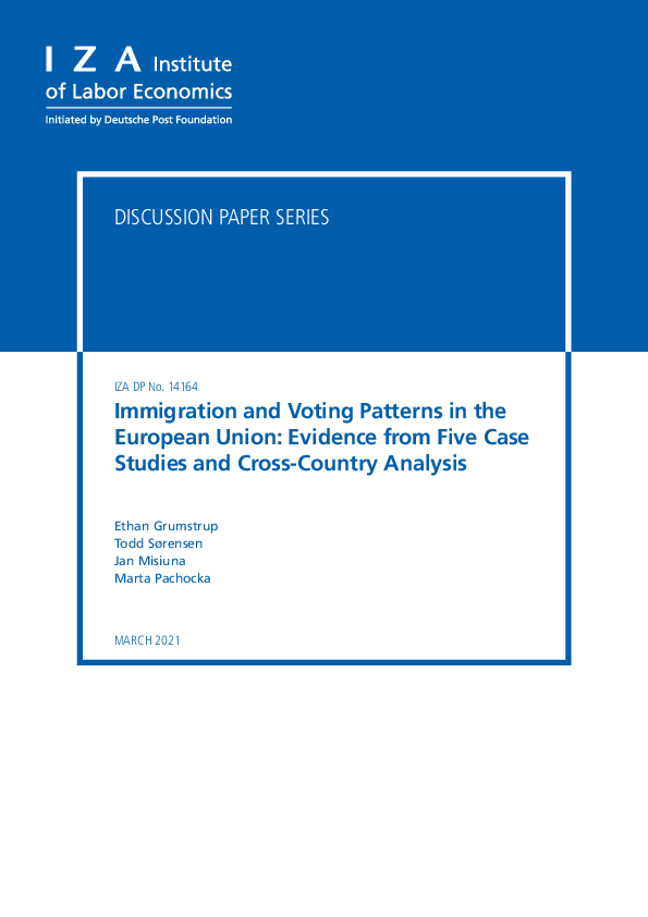 (PDF) Immigration and Voting Patterns in the European Union