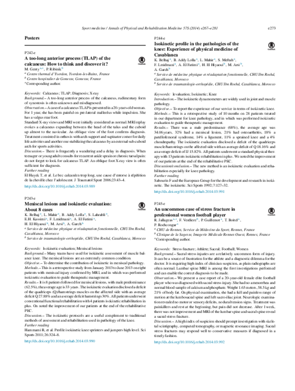 (PDF) A too-long anterior process (TLAP) of the calcaneus: How to think and discover it?