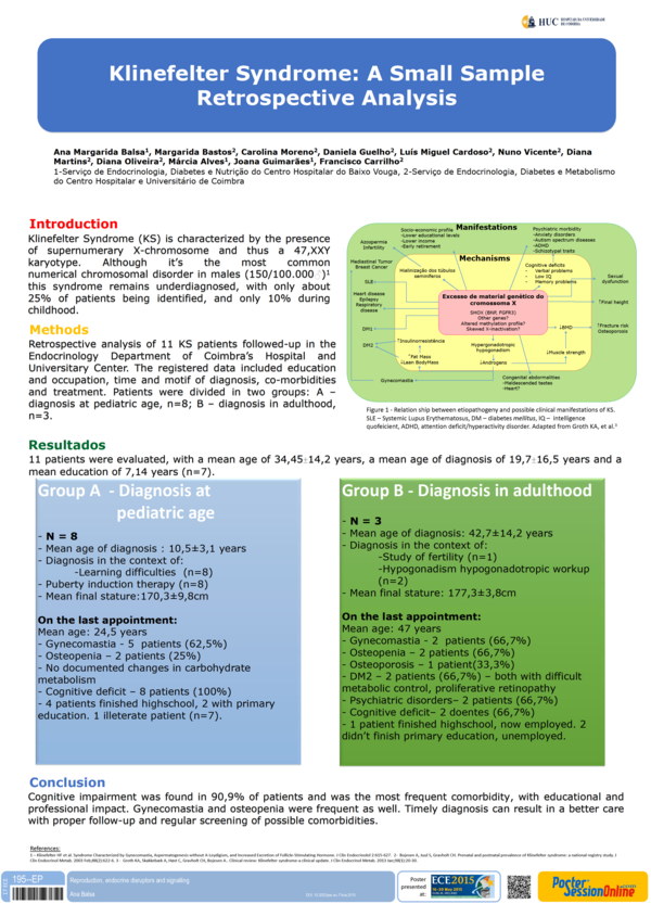 (PDF) Klinefelter syndrome: a small sample retrospective analysis