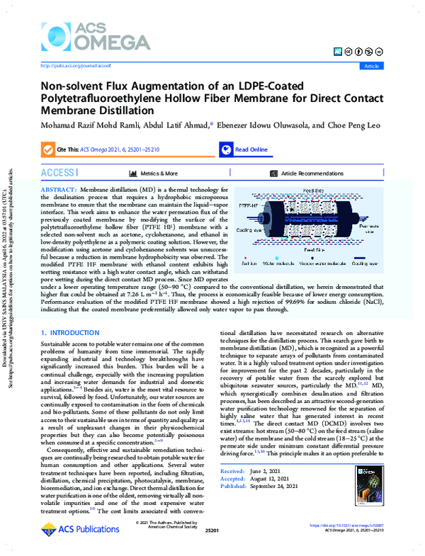 (PDF) Non-solvent Flux Augmentation of an LDPE-Coated ...
