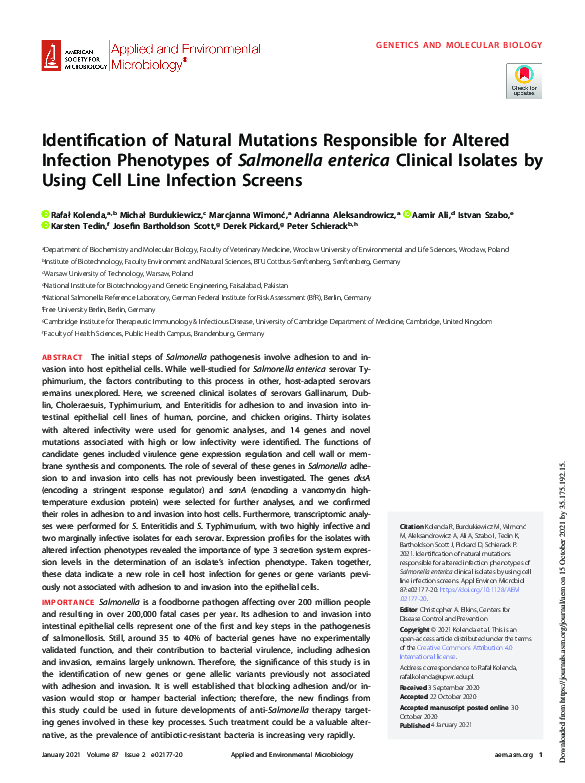 (PDF) Identification of Natural Mutations Responsible for Altered ...