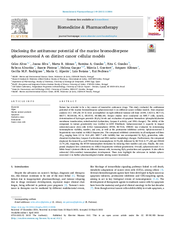(PDF) Biomedicine & Pharmacotherapy