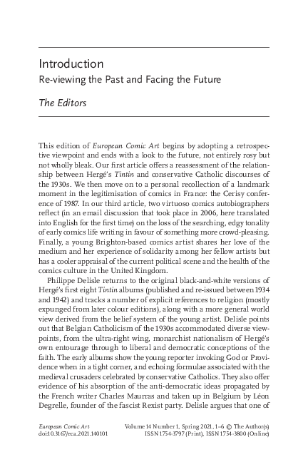 (PDF) Introduction: Re-viewing the Past and Facing the Future | Anne ...