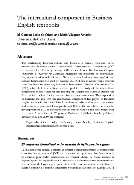 (PDF) The International Business Context