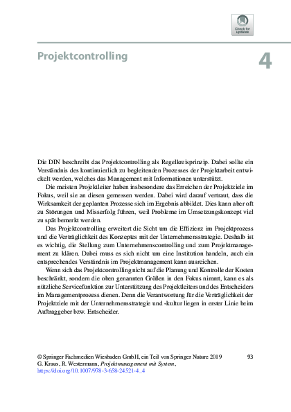 (PDF) Projektcontrolling