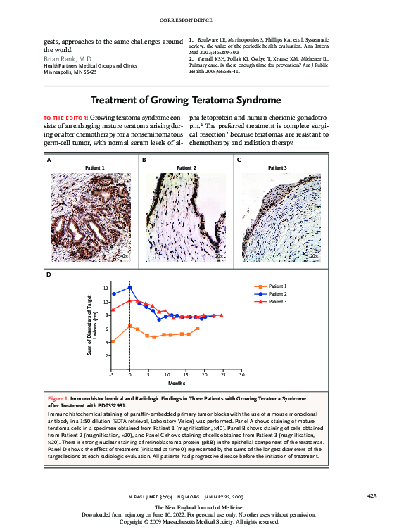 (PDF) Treatment of Growing Teratoma Syndrome | Keith Wilner - Academia.edu